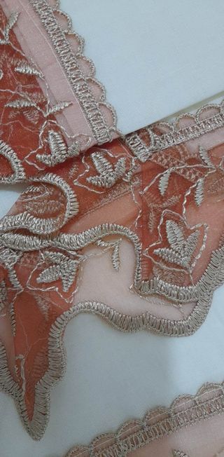 Lenuola matrimoniale in cotone con merletti