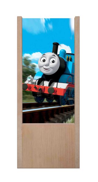 Lampada da tavolo in legno Trenino Thomas
