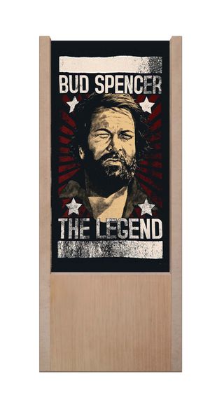 Lampada da tavolo in legno Bud Spencer