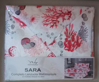 completo lenzuola matrimoniale Mastrobianco
