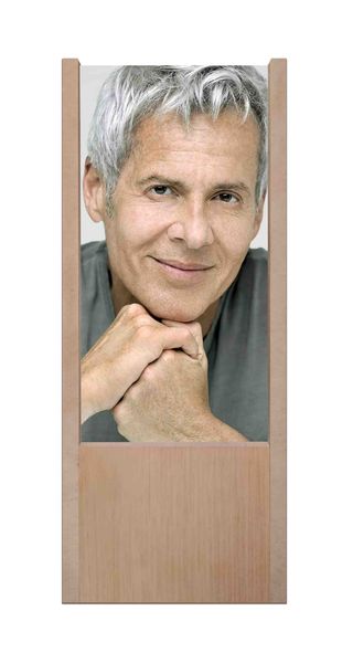 Lampada da tavolo in legno Claudio Baglioni