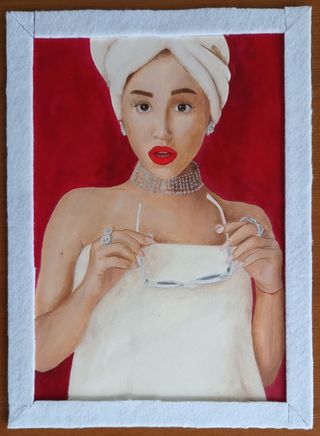 Dipinto ad olio Ariana Grande