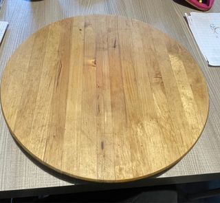 Tagliere legno tondo cm39 alzatina girevole