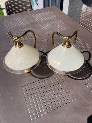 COPPIA ABAT JOUR OTTONE