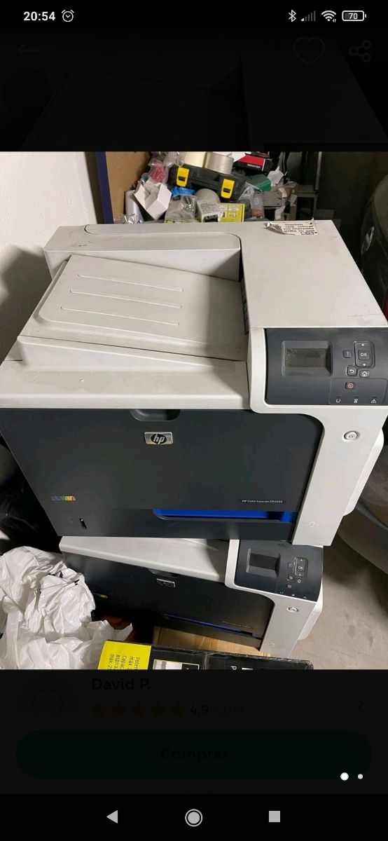Impresora hp láser Jet cp 4525 de segunda mano por 300 EUR en Madrid en ...