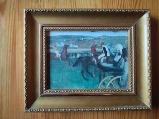 cornice il legno dorata "i maestri del colore"