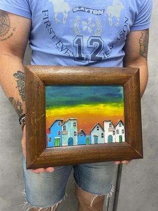 Villaggio in cornice