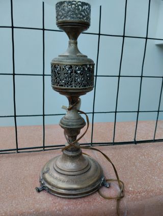 lampada in argento 800