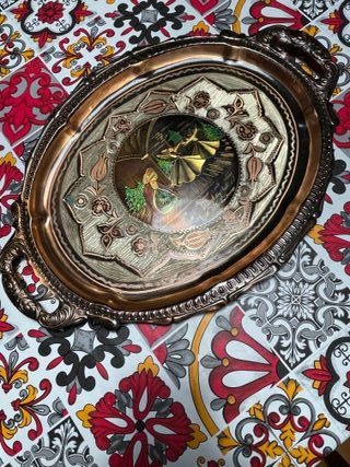 Vassoio in rame artigianale Turchia