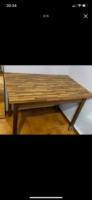 Tavolo in legno allungabile