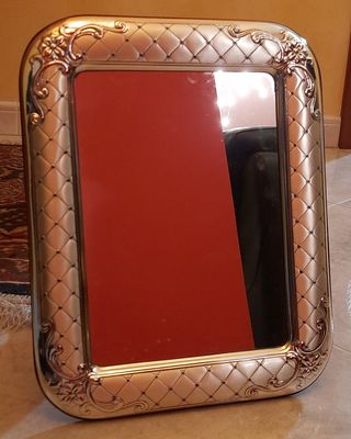 Specchio con cornice in argento