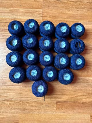 20 gomitoli 100% puro cotone