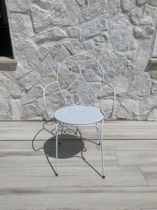 Sedia In Ferro Stile Antico