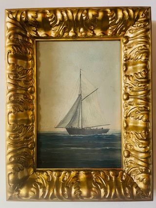 Quadri dipinti a olio su tela vintage da parete ad