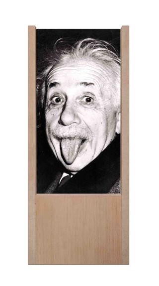 Lampada da tavolo in legno Alert Einsten