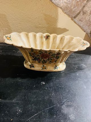 Vaso antico baffoni Gubbio ceramica