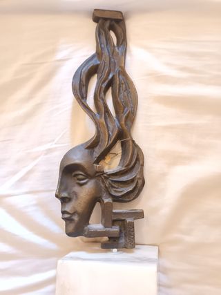 Scultura bronzo Busan Vittorio Buzzanca