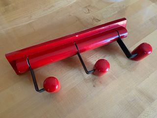 Appendiabiti da Ingresso Rosso Ciliegia Vintage