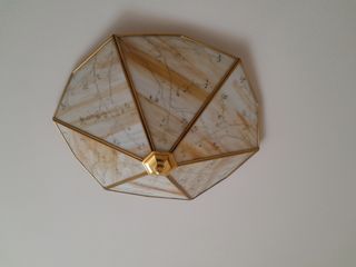 Lampadario esagonale tronco di piramide