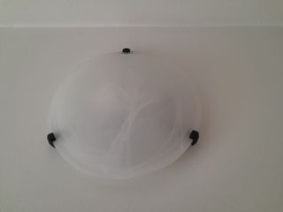 Plafoniera bagno vetro smerigliato