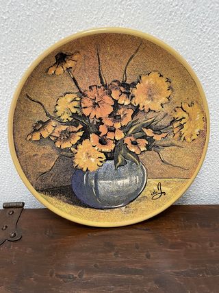 Piatto /quadro ceramica con gancio