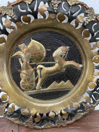 2 Piatto decorativo rame