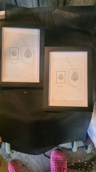 2 quadretti senza vetro