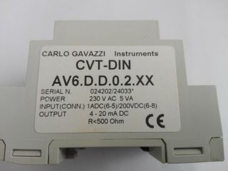 Carlo Gavazzi CVT-DIN AV6.D.D.0.2.XX