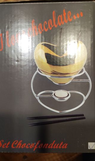 kit per fonduta di cioccolato