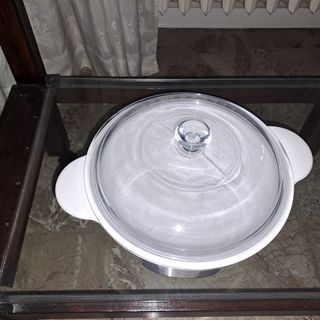 pentolino ceramica con coperchio