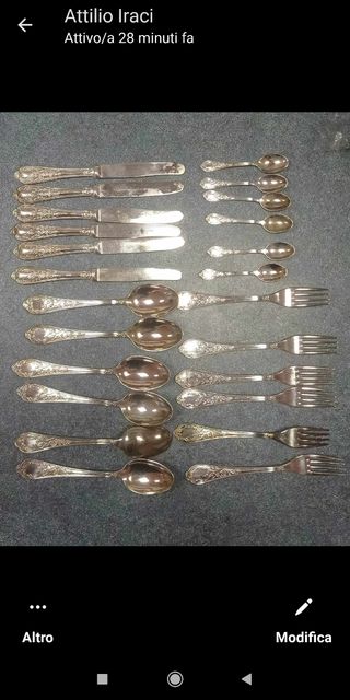 Vecchio servizio di posate  da 6