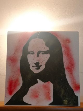 quadro  della Gioconda in polistirolo