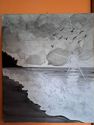 Quadro "Cielo grigio"