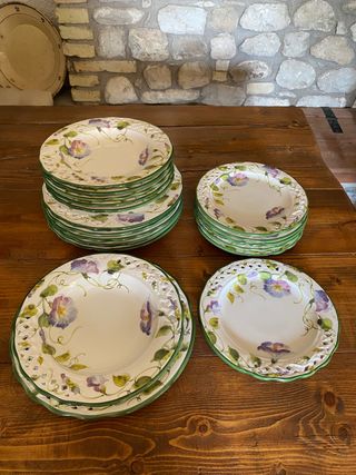 Servizio 18 piatti Tiffani Boutique blue bell