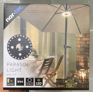 Luce a led per interno ombrellone.