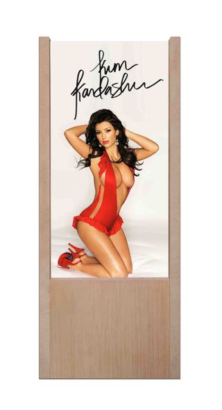 Lampada da tavolo in legno Kim Kardashian