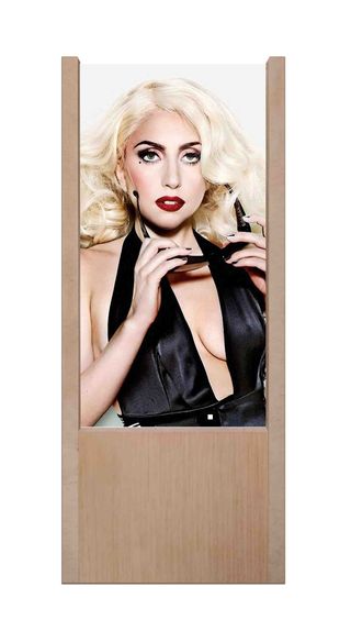 Lampada da tavolo in legno Lady Gaga