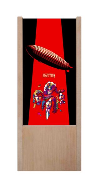 Lampada da tavolo in legno Led Zeppelin