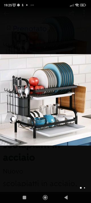 scolapiatti su due livelli