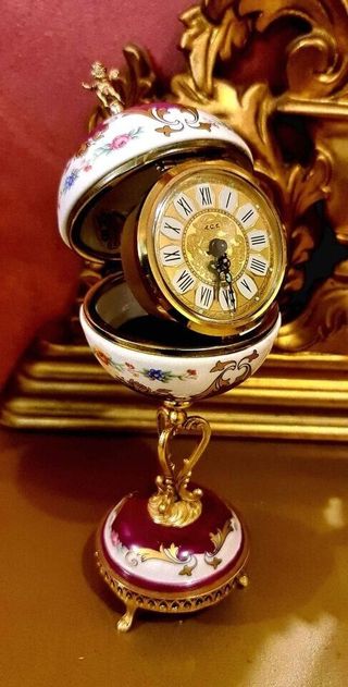 Royal imperial easter orologio a scomparsa LIMOGES