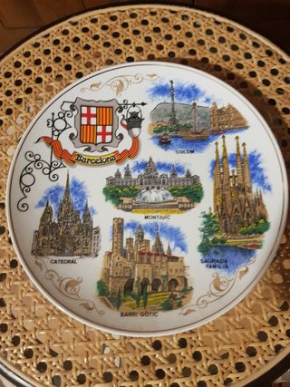 Piatto Decorato Barcellona