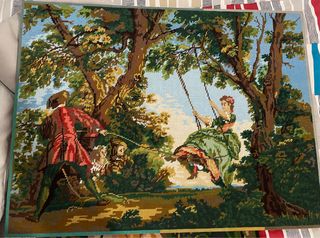 Quadro ricamato a mano