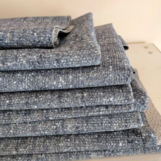 lotto di tessuti grigi melange