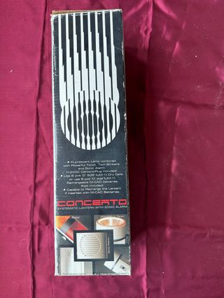 Lampada torcia con allarme sonico