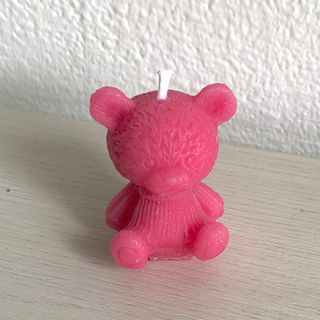 Candela a forma di orsacchiotto