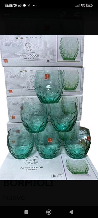 servizio di bicchieri BORMIOLI