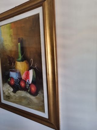 Quadro dipinto A mano, Autore Li Puma, 1988 Naura