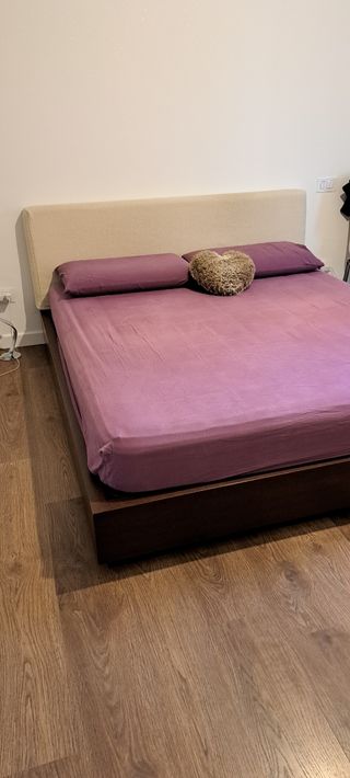 letto matrimoniale con contenitore