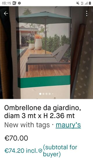 ombrellone da giardino