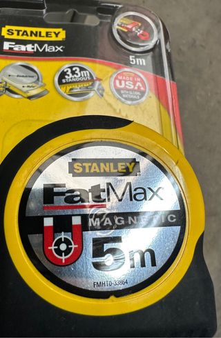 Flessometro 5 mt con magnete stanley